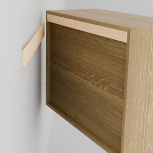 White Oak Floating Dresser - Etsy