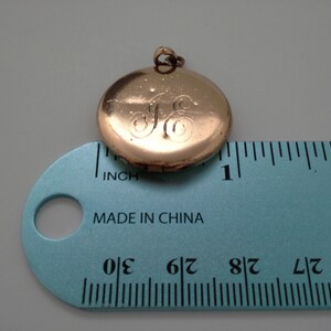 Antique Gold Filled Locket, J E Monogram Initials, Photo of Young Man ...
