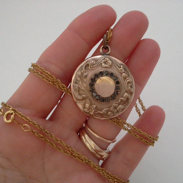 Long Locket Necklace - Etsy