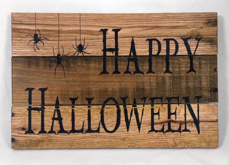 Happy Halloween Decor Sign - Etsy