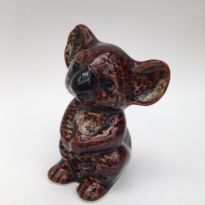 Vintage Honeycomb Foster's Pottery Koala Bank Money Box of Cornwall ...