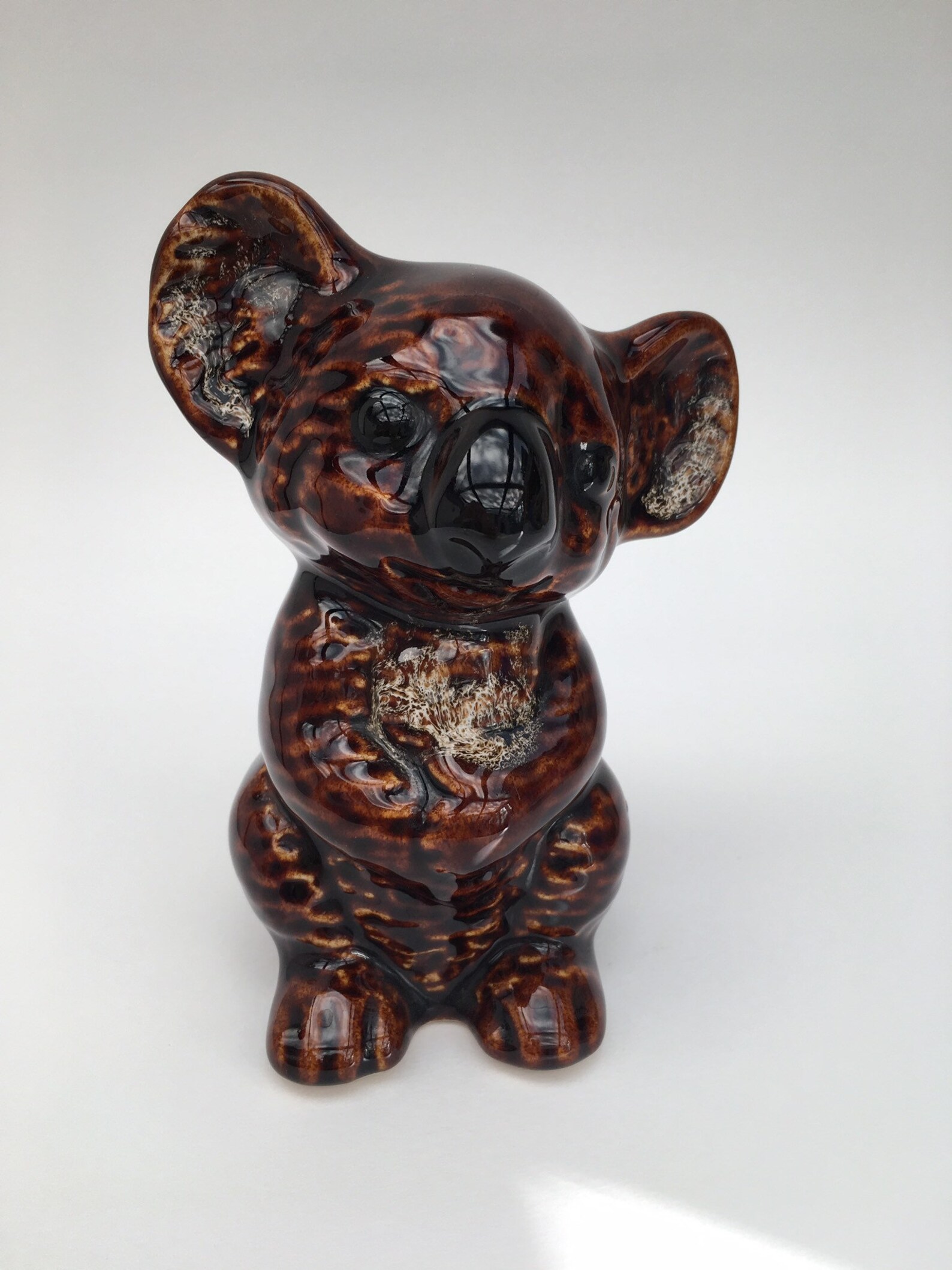 Vintage Honeycomb Foster's Pottery Koala Bank Money Box of Cornwall ...