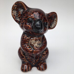 Vintage Honeycomb Foster's Pottery Koala Bank Money Box of Cornwall ...