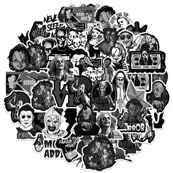 Horror Movie Laptop Stickers - Etsy