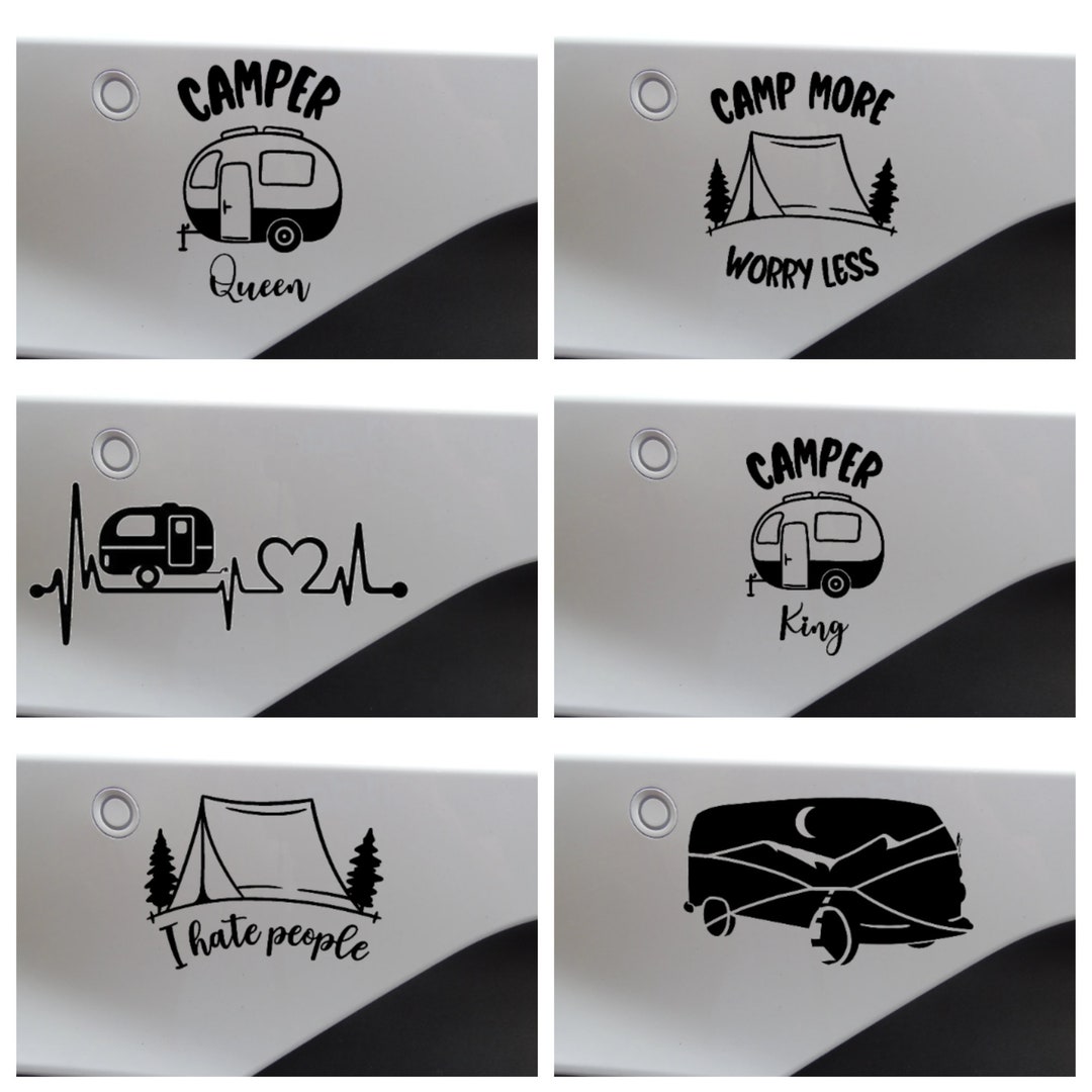 Funny Travel Car Stickers Waterproof Decal Caravan Decal Motorhome ...