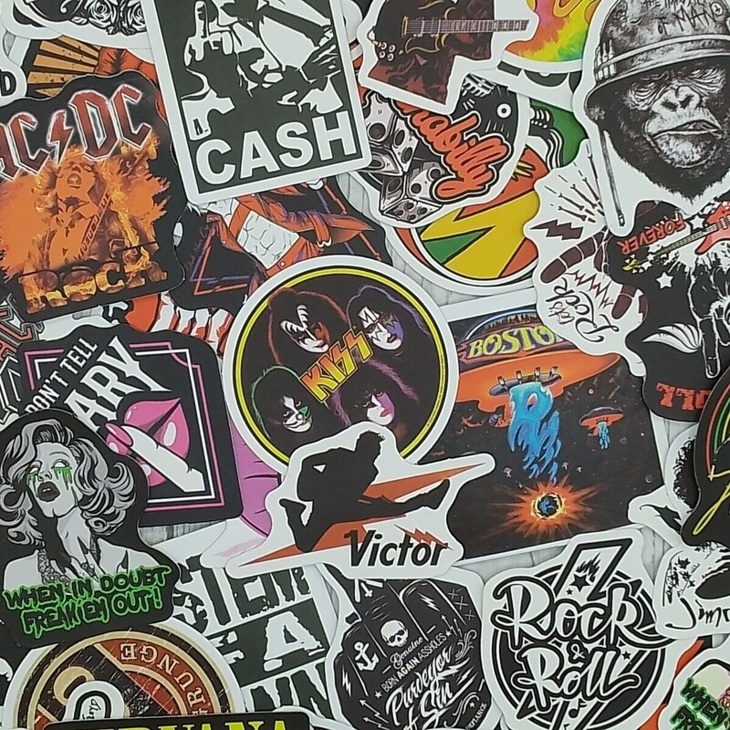 Rock Band Stickers - Etsy