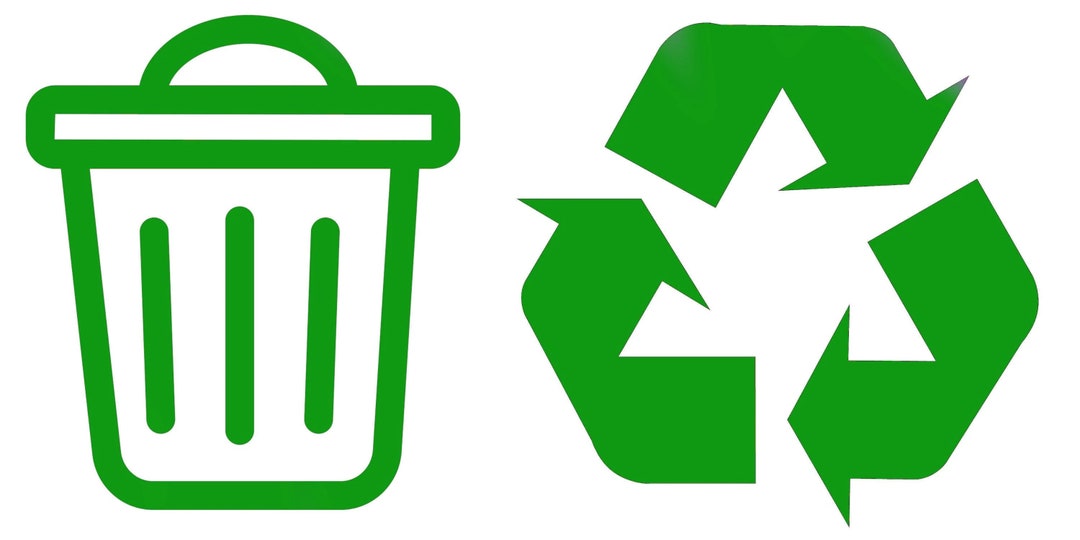 Bin and Recycle Decals Bin Decoration Wheelie Bin Sticker - Etsy