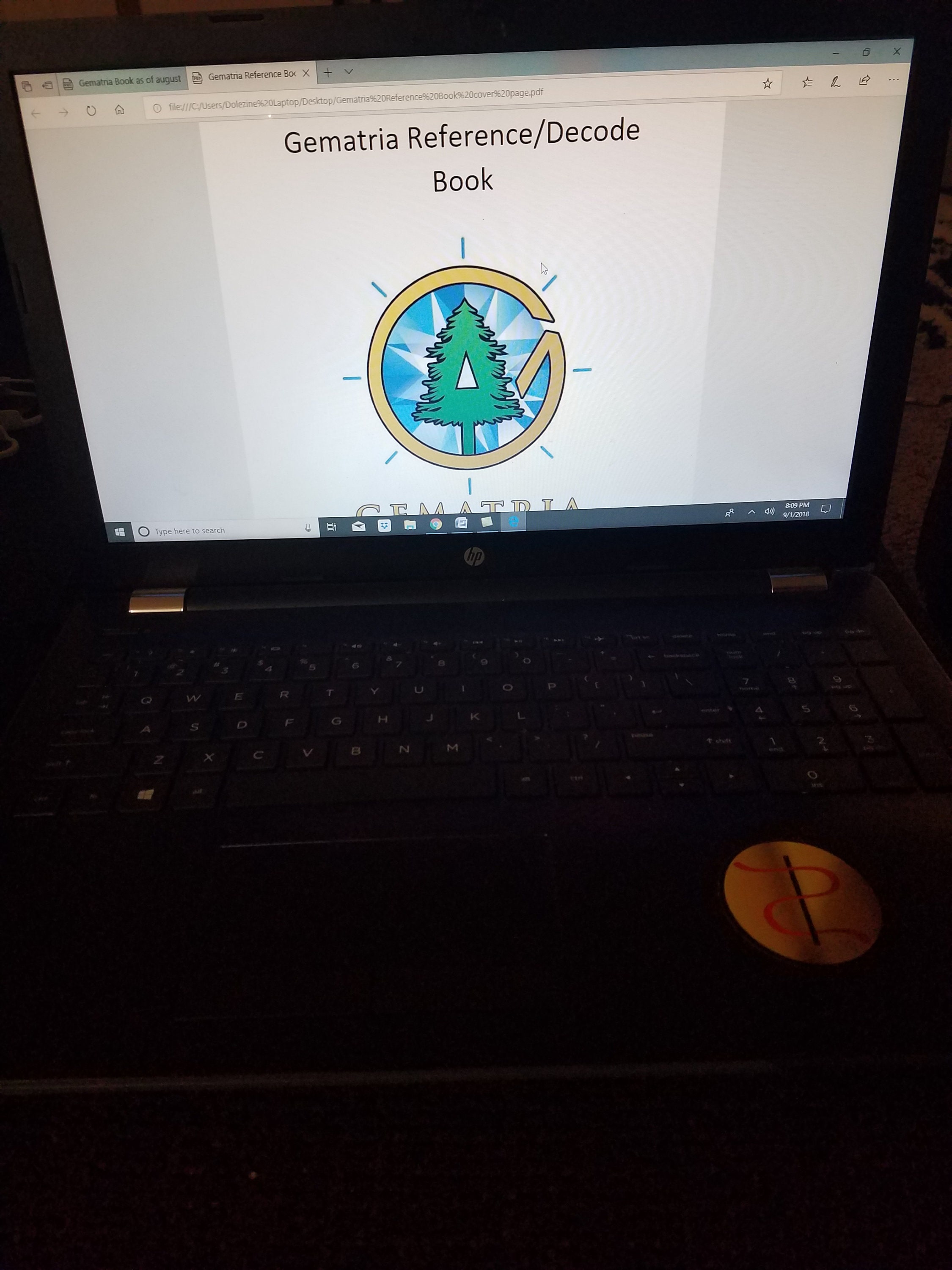 Gematria Reference/ Decode Book- Looking at Letters and Numbers in a ...