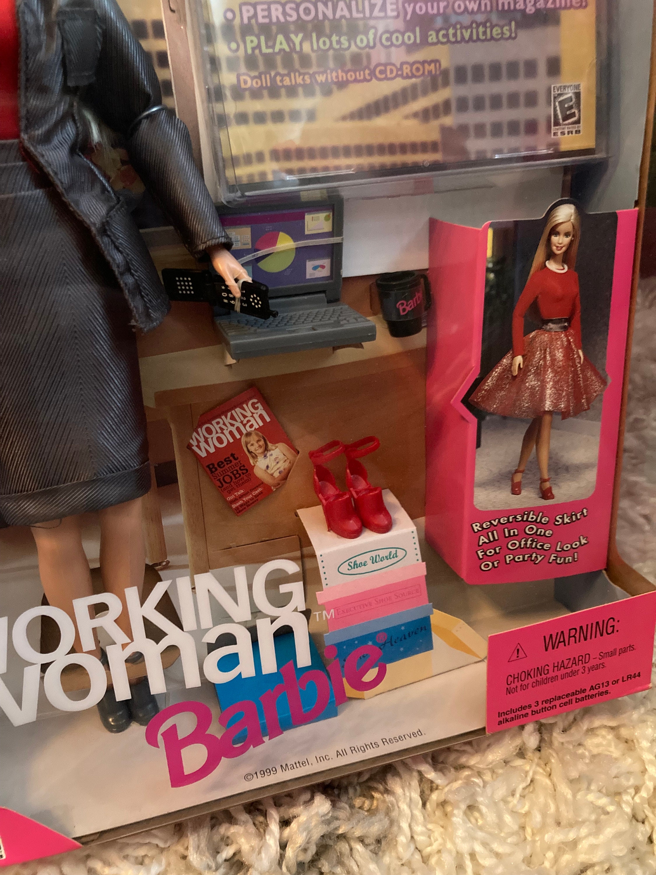 Working Woman Barbie, 1999, #20548, "i Really Talk", Cd-rom Included ...