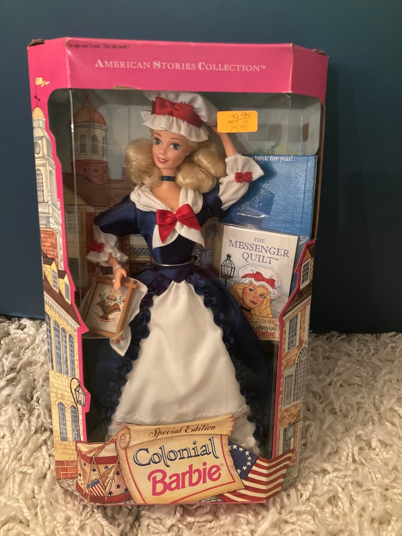 Colonial Barbie, 1994, #12578, Dolls of the World Series, 30th ...