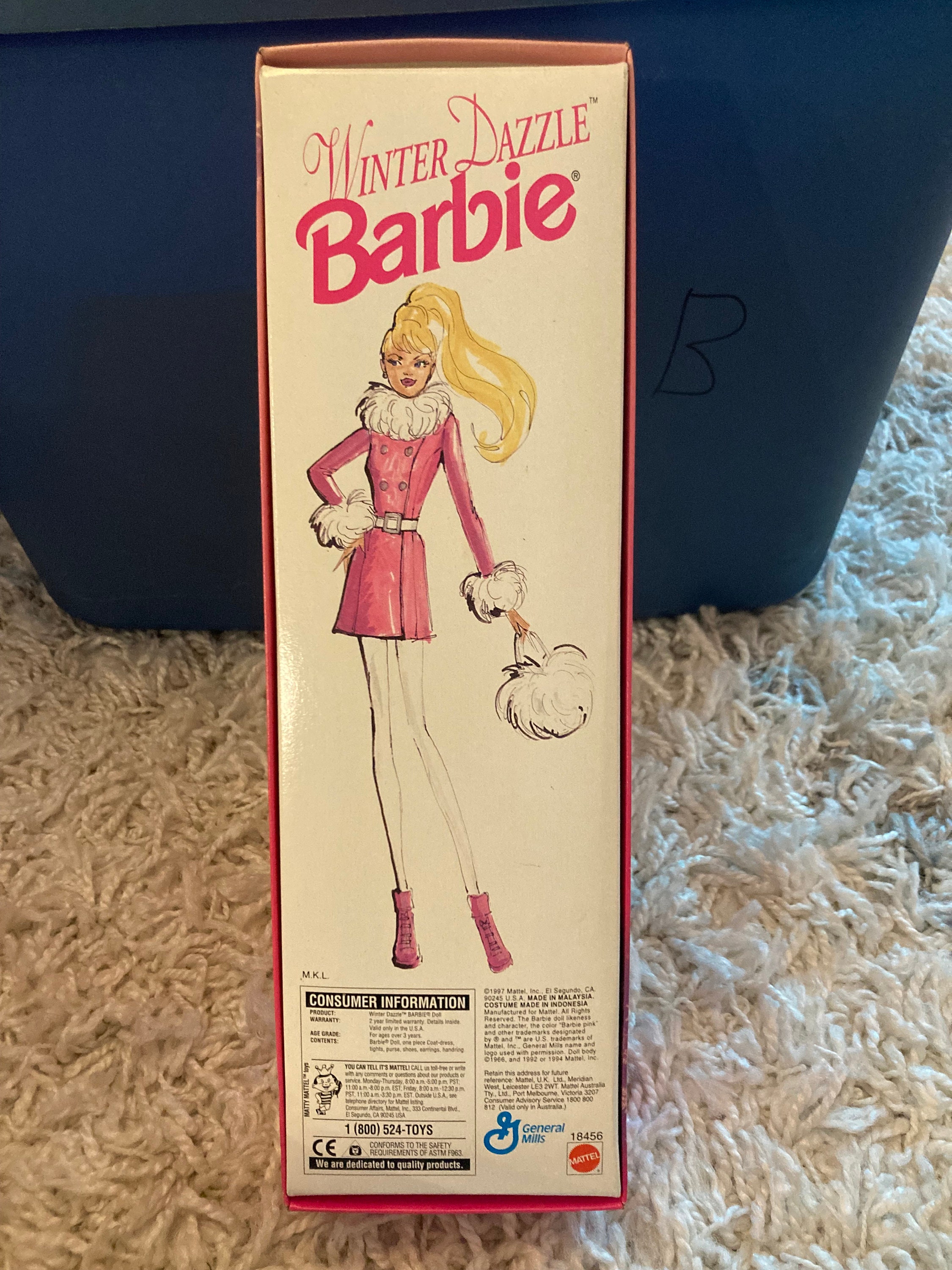 Winter Dazzle Barbie General Mills Special Edition 1997 - Etsy