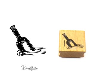 Message Rubber Stamp | Etsy