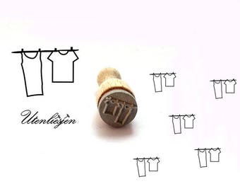 Laundry Rubber Stamp - Etsy