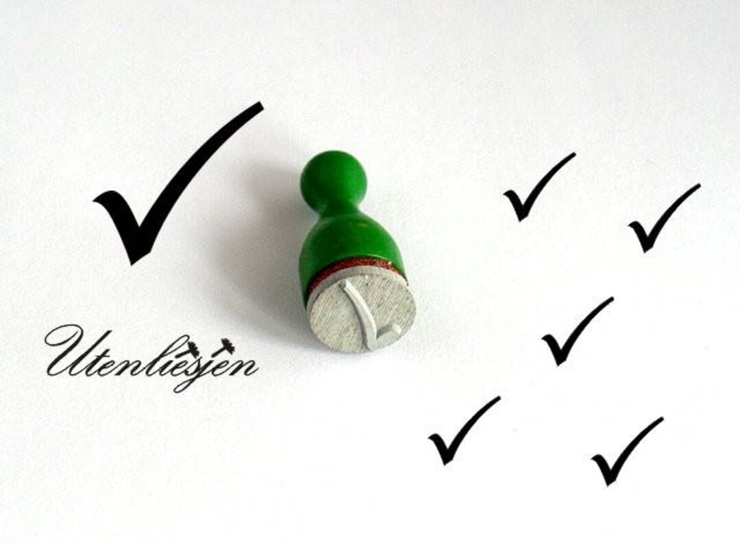 Stamp Mini Check Check Box Rubber Stamp Ø 12 Mm - Etsy