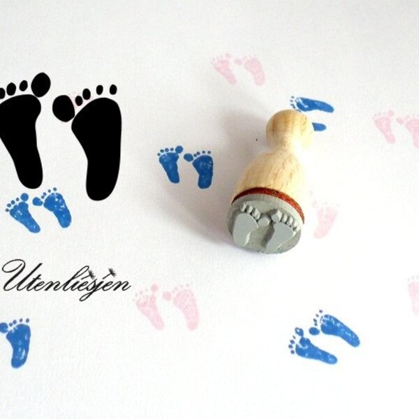 Baby Foot Stamp - Etsy