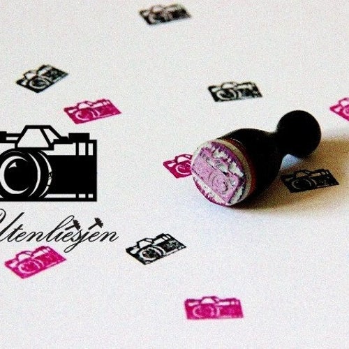 Camera Rubber Stamp - Etsy