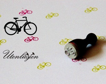 Bicycle Rubber Stamp - Etsy
