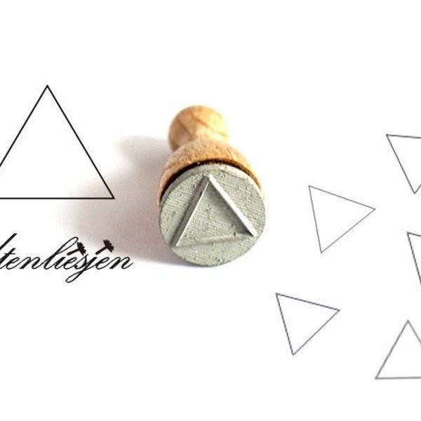 Triangle Stamp - Etsy