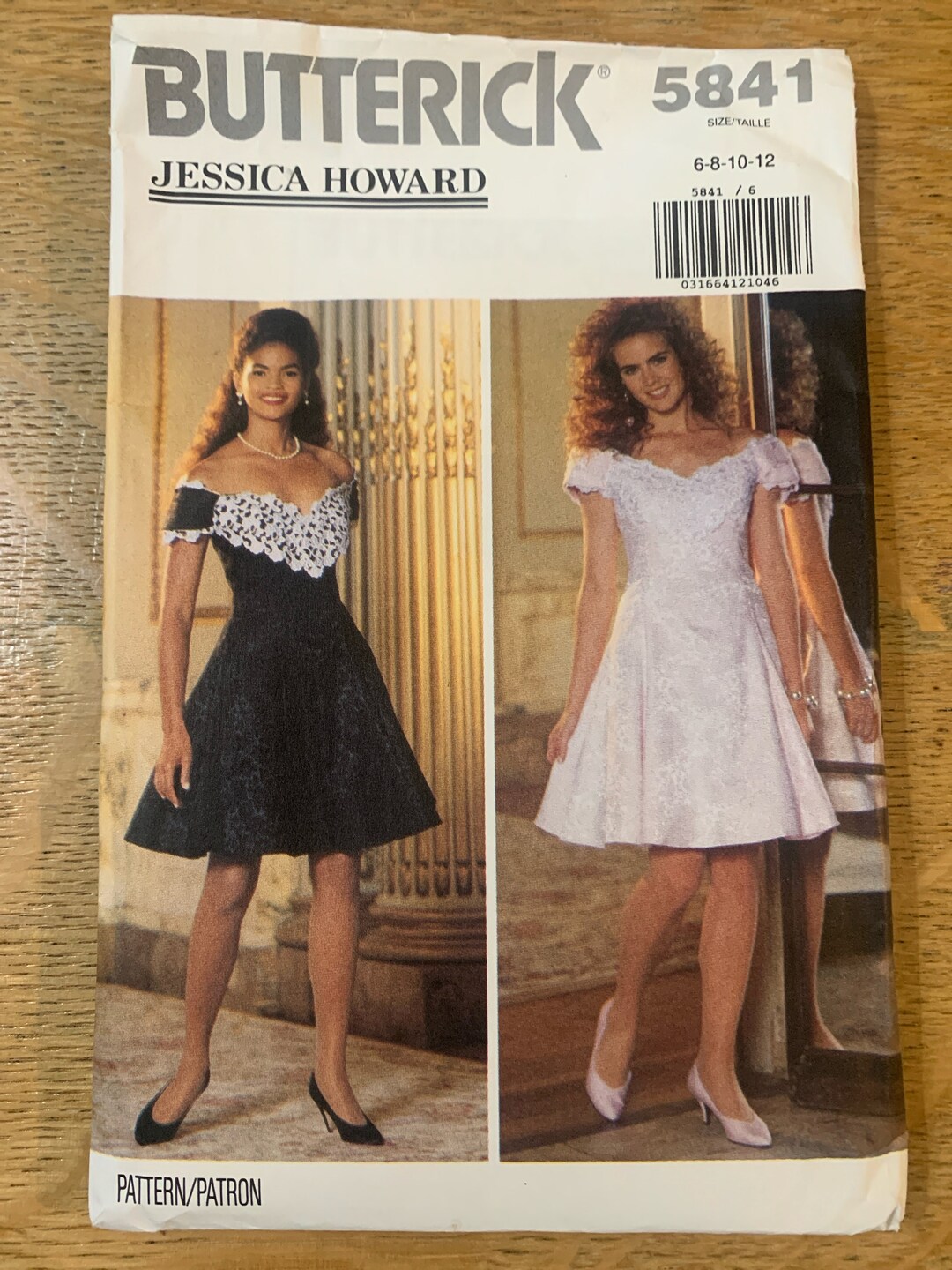 Vintage Butterick Pattern 5841 - Dress Pattern Waist Size 6-8-10-12 - Etsy