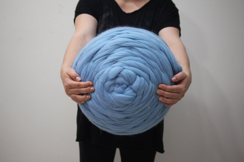 Chunky Knit Wool Extreme Knitting Super Bulky Yarn Chunky Yarn | Etsy