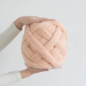 Giant Merino Wool Yarn, Arm Knitting, Chunky Yarn, Mega Bulky Yarn ...