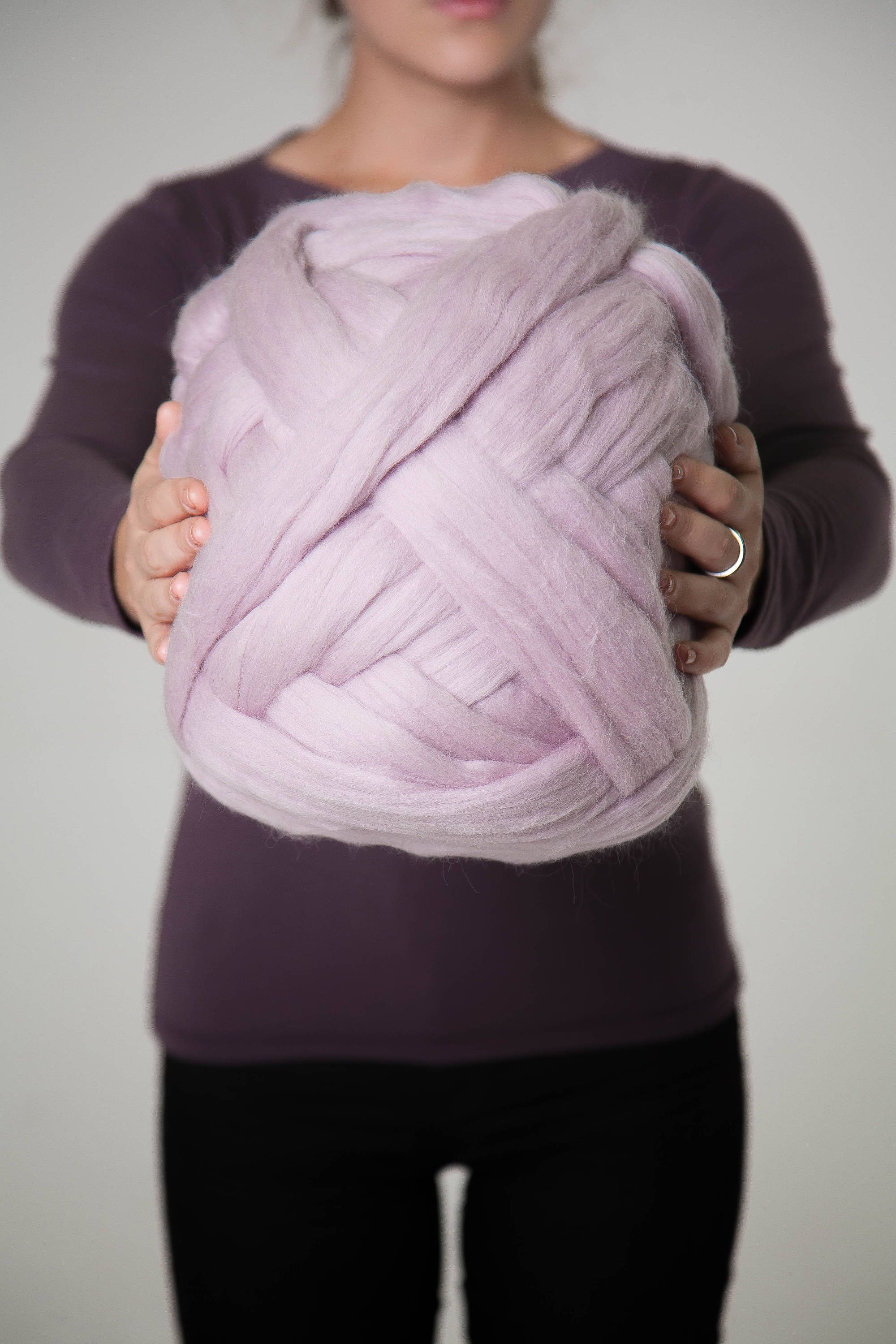 Chunky Wool Yarn for Arm Knitting 100% Wool 23 microns | Etsy