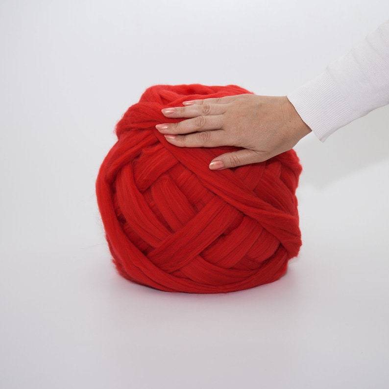 Super Chunky Yarn. 100% Wool. Arm Knitting Yarn. Great for Chunky Knits ...