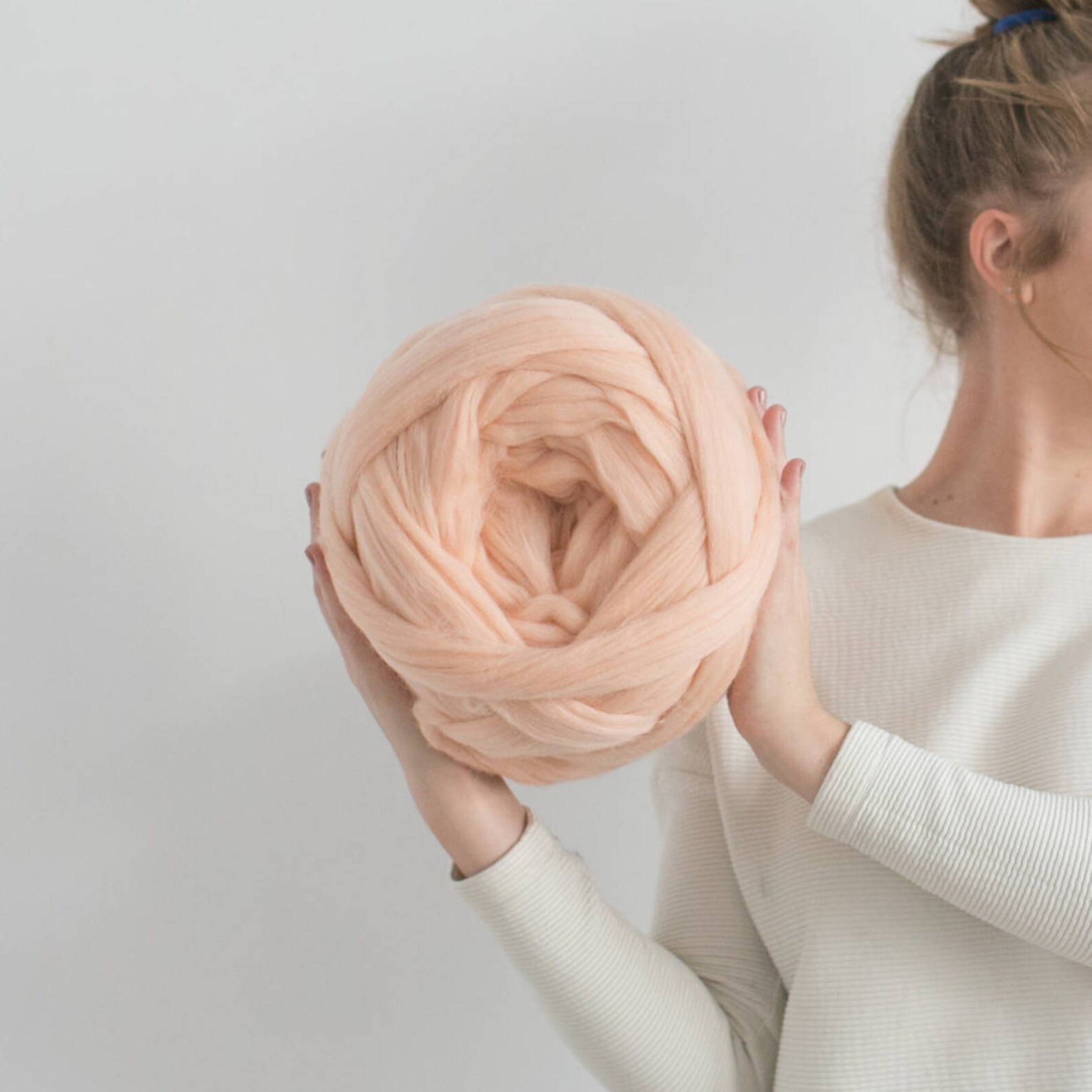 Giant Merino Wool Yarn Arm Knitting Chunky Yarn Mega Bulky - Etsy