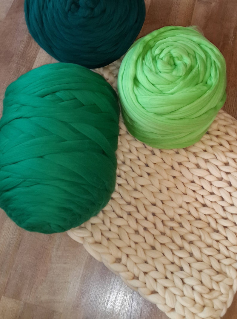 Arm Knitting Giant Yarn. Roving. Chunky Merino Wool Yarn. | Etsy