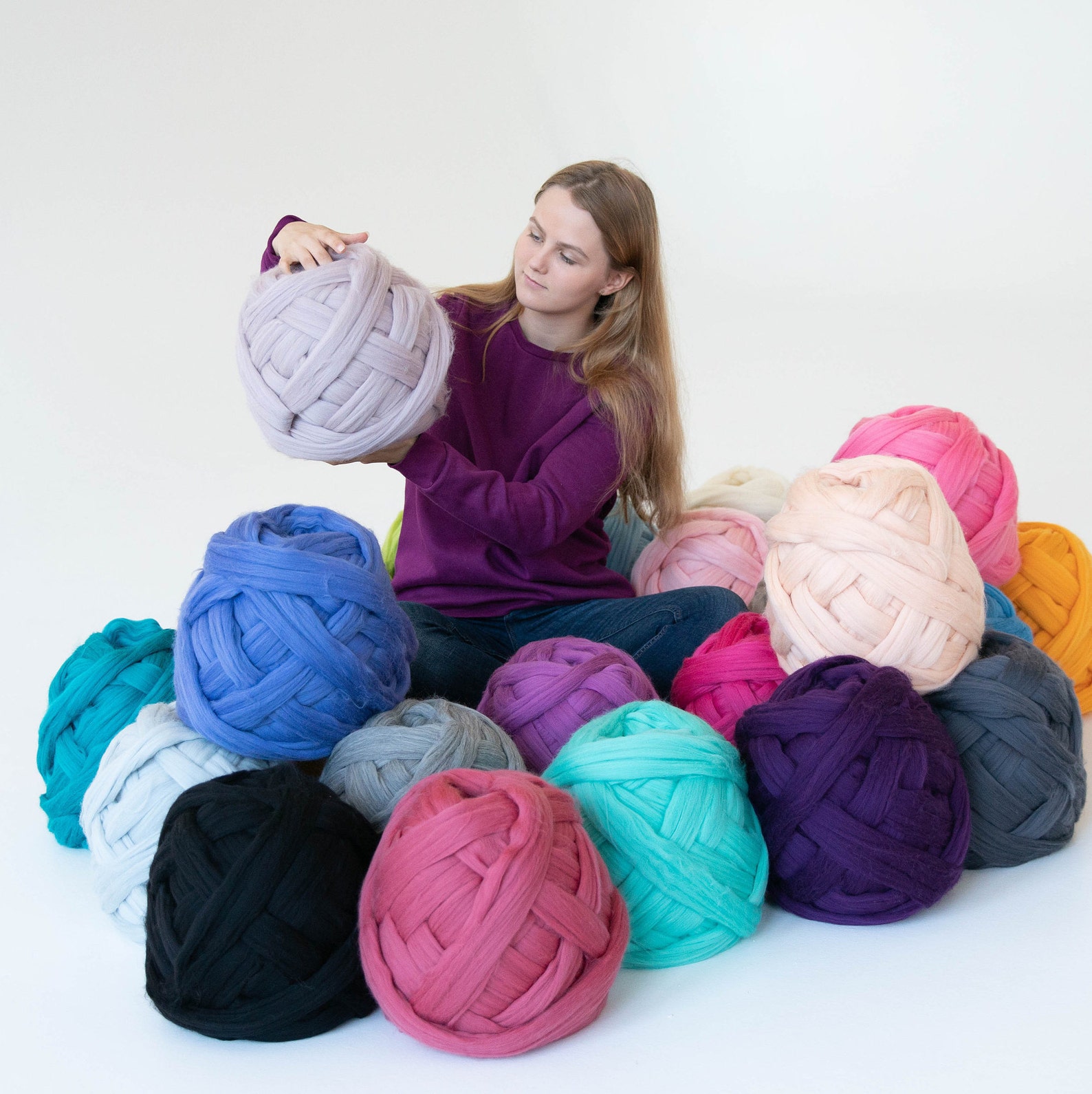 Wool Chunky Yarn is 100% Merino Wool. Great for Chunky Knits | Etsy