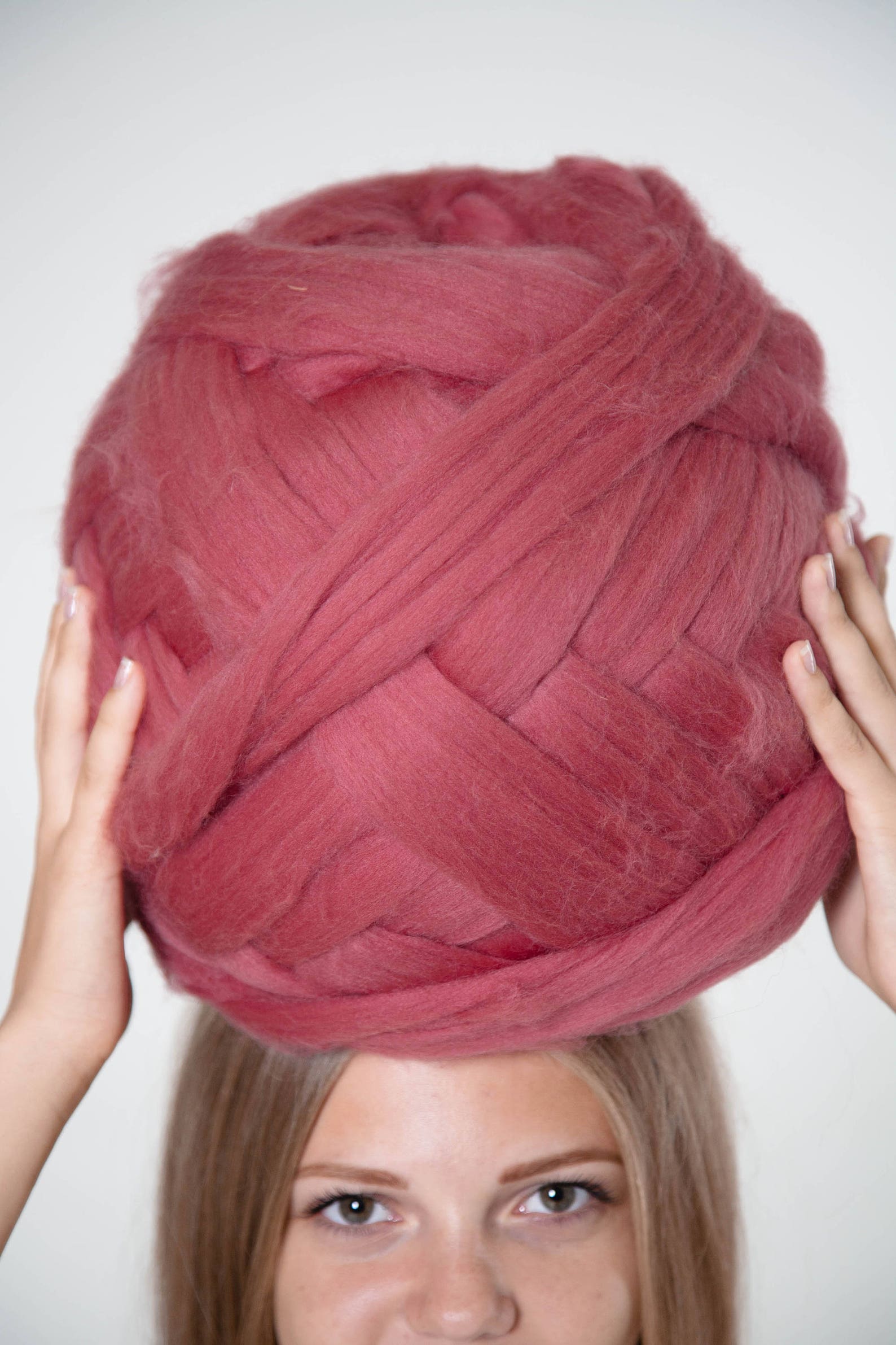 Giant Wool Yarn 23 Microns Knitting Merino Wool Chunky | Etsy