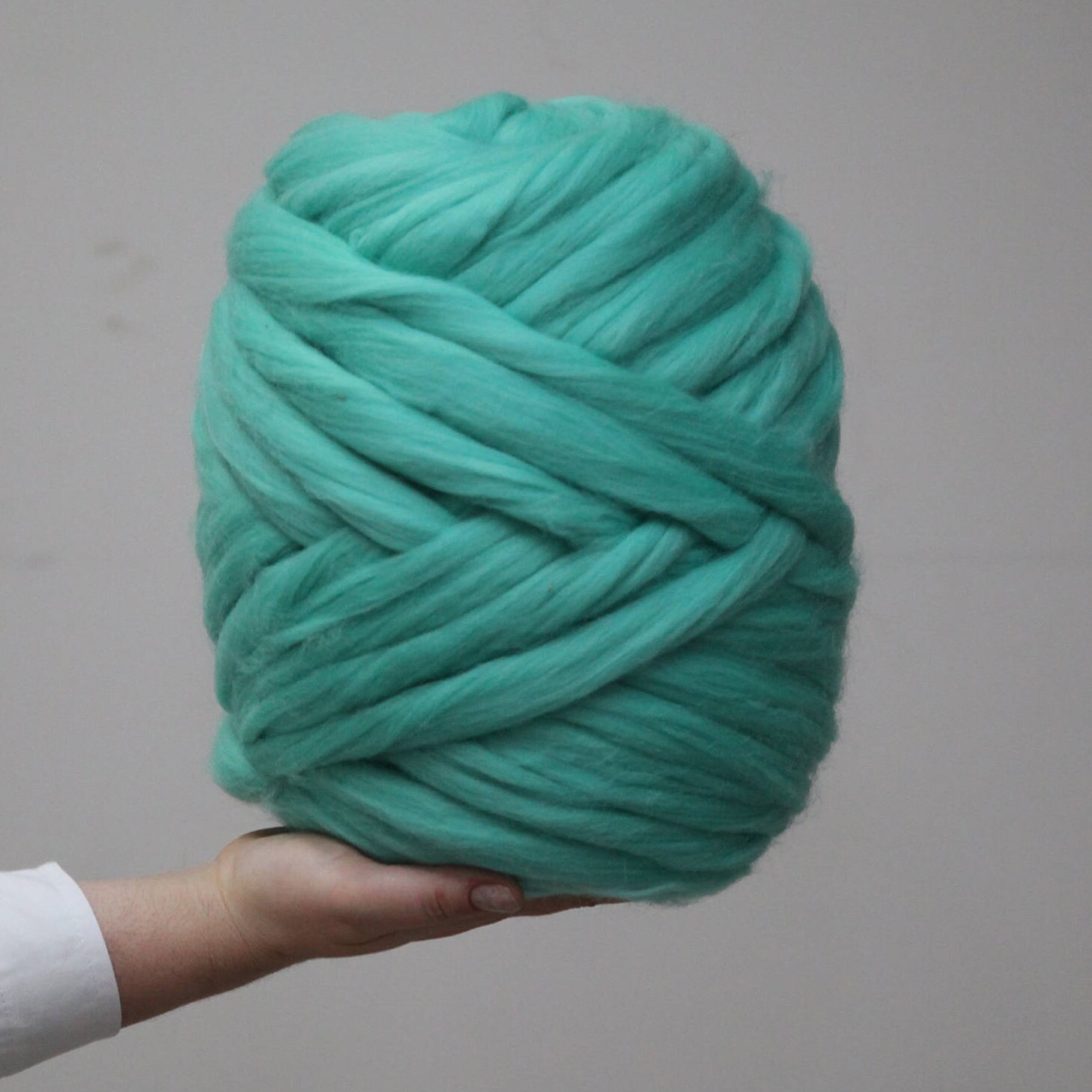 Super chunky 100 % Wool 23 microns. Giant yarn of Knitting | Etsy