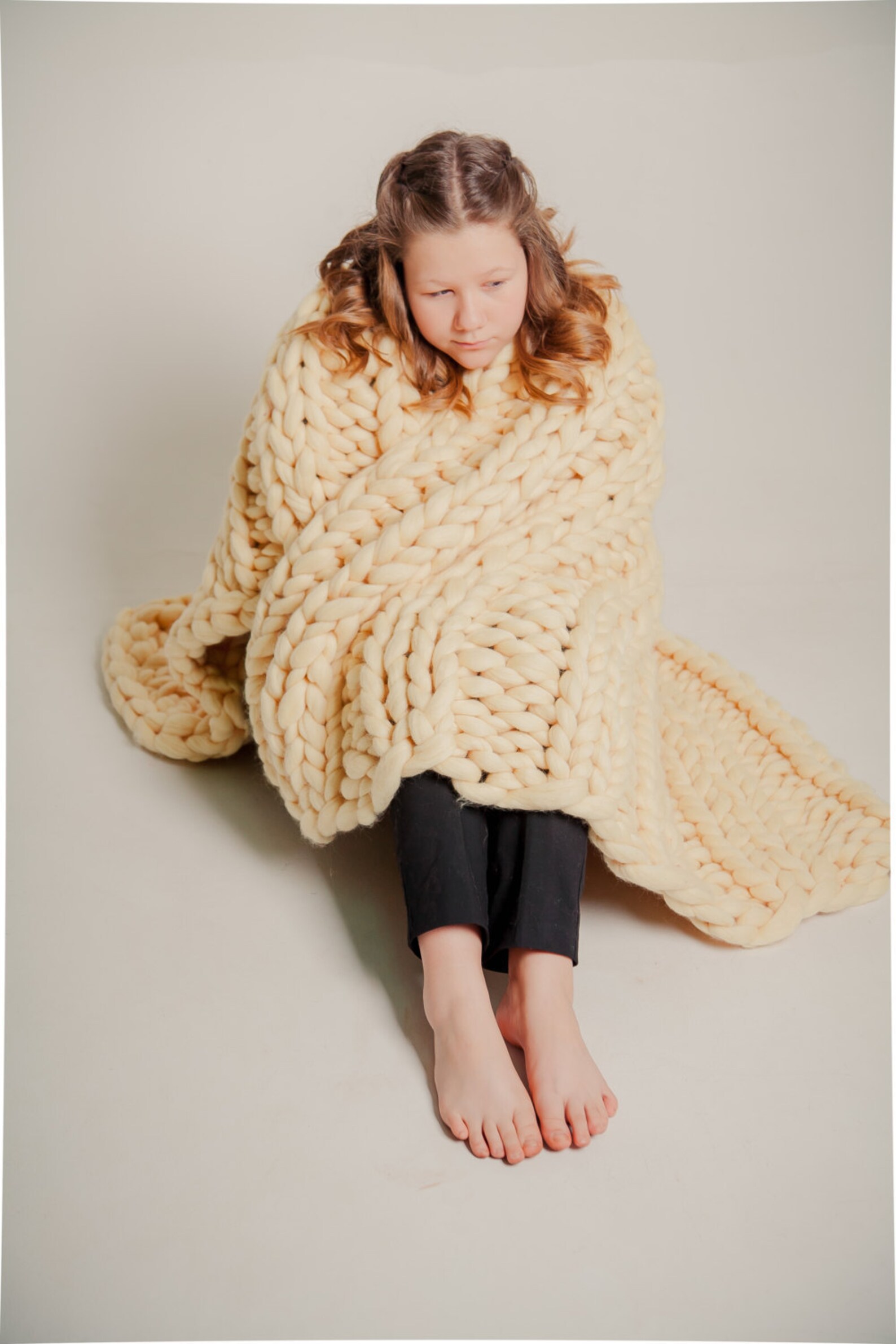 SALE! Double-sided Bulky Throw Chunky Blanket Home Decor Gifts for Her ...