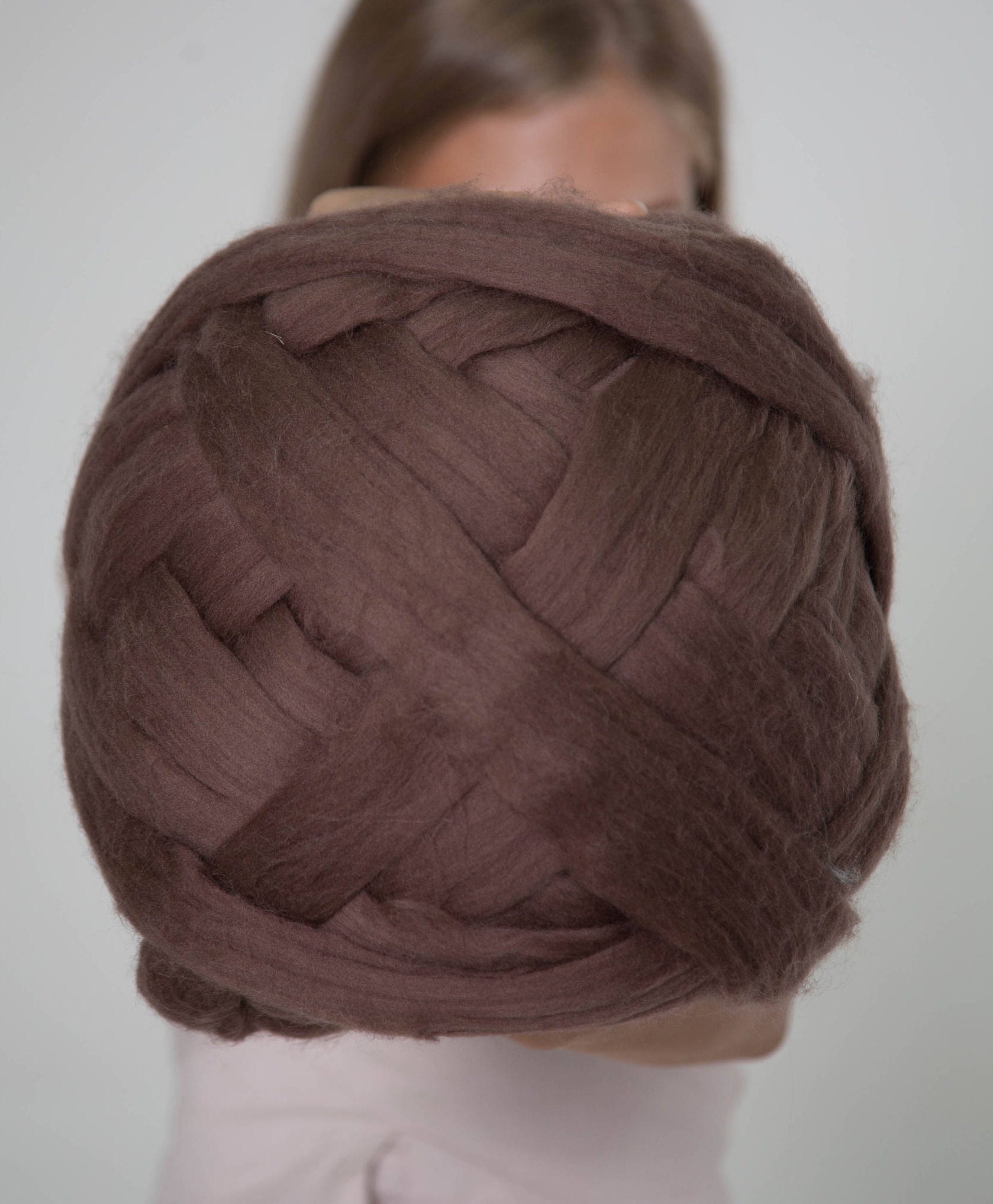 Giant Wool Yarn for Arm Knitting Oversized Yarn Mega Bulky | Etsy UK