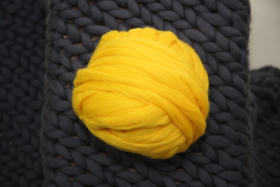 Giant Yarn for Arm knitting or Roving. Chunky Merino Wool | Etsy