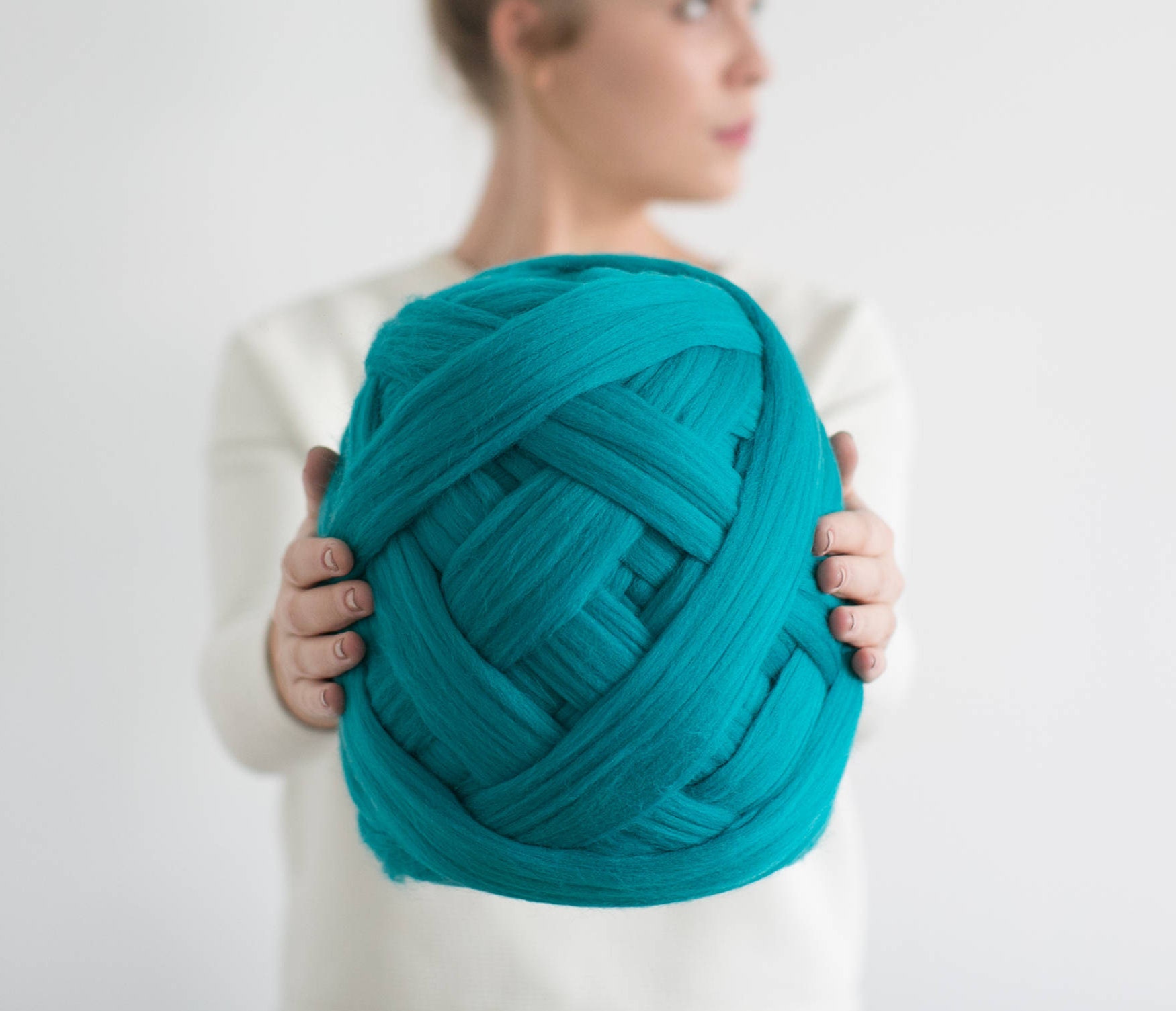 Arm Knitting Chunky Yarn 100% Merino Wool Chunky Knit Giant - Etsy