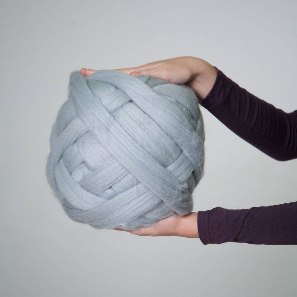 Chunky Arm Knitting Yarn 100% Wool 23 microns Giant Yarn | Etsy