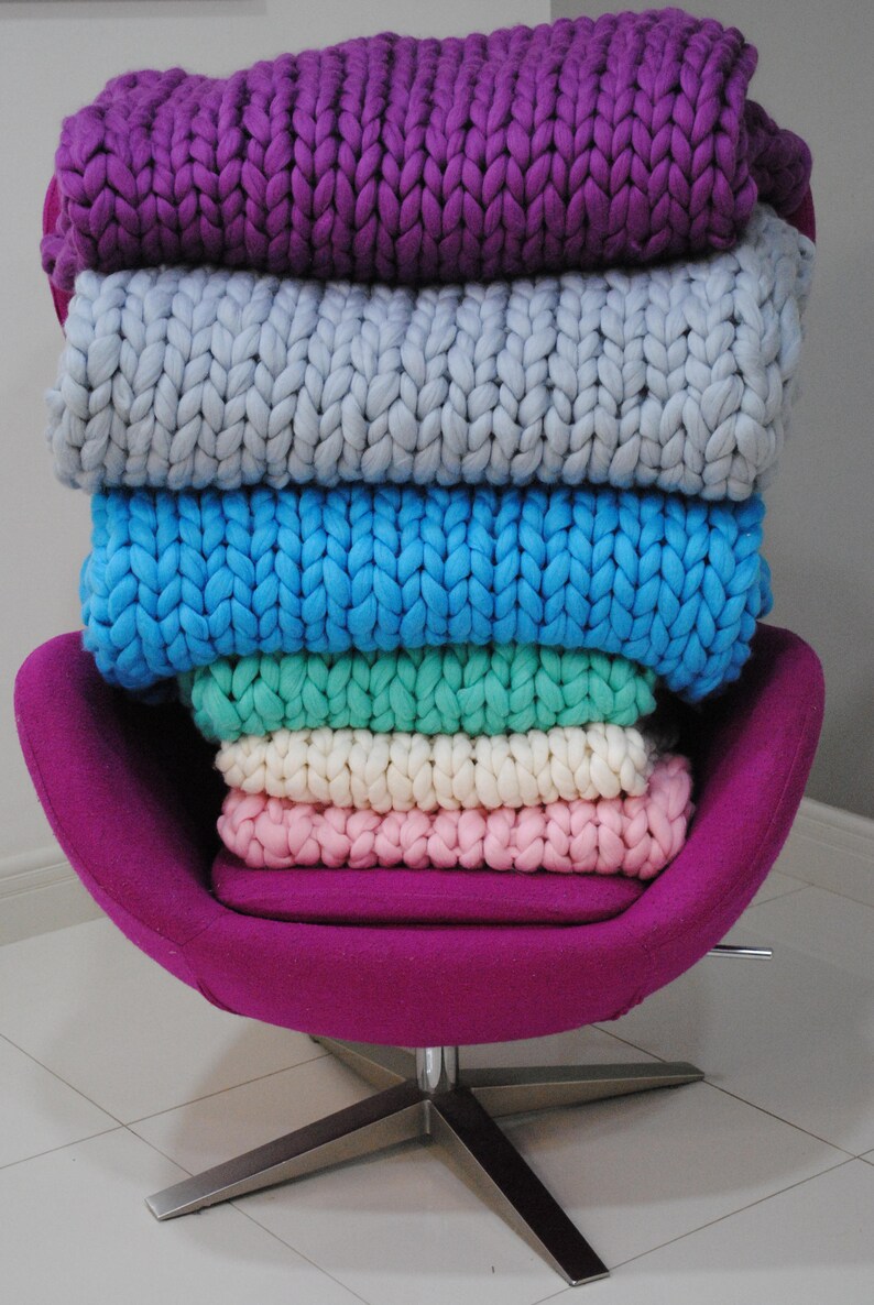 Chunky Arm Knitting Yarn 100% Wool 23 microns Giant Yarn | Etsy