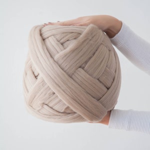 Giant Wool Yarn for Arm Knitting, Knitting Wool, Bulky Wool, Chunky ...