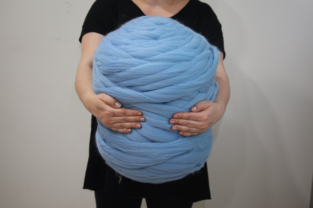 Chunky Knit Wool Extreme Knitting Super Bulky Yarn Chunky Yarn Wool ...