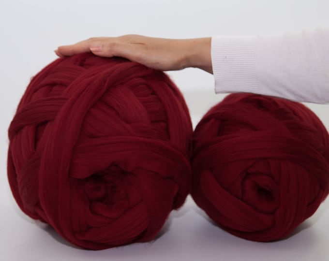 Chunky Yarn Merino Wool for Arm Knitting Giant Yarn Chunky - Etsy