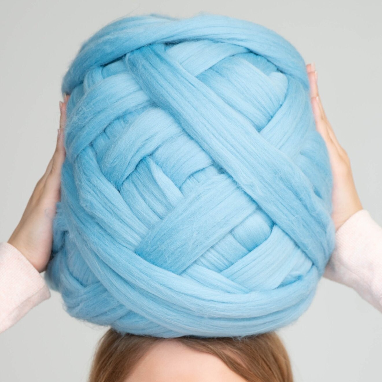 Super Chunky yarn 100% Merino Wool. Giant knitting. Great for | Etsy