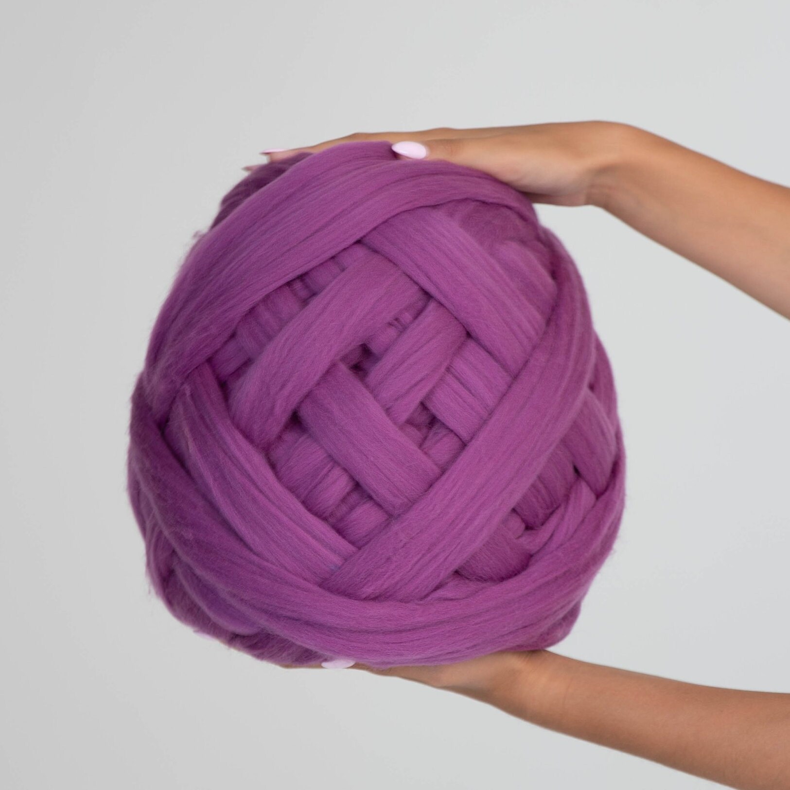 Knitting Chunky Yarn for Arm Knitting Weaving Roving Super - Etsy