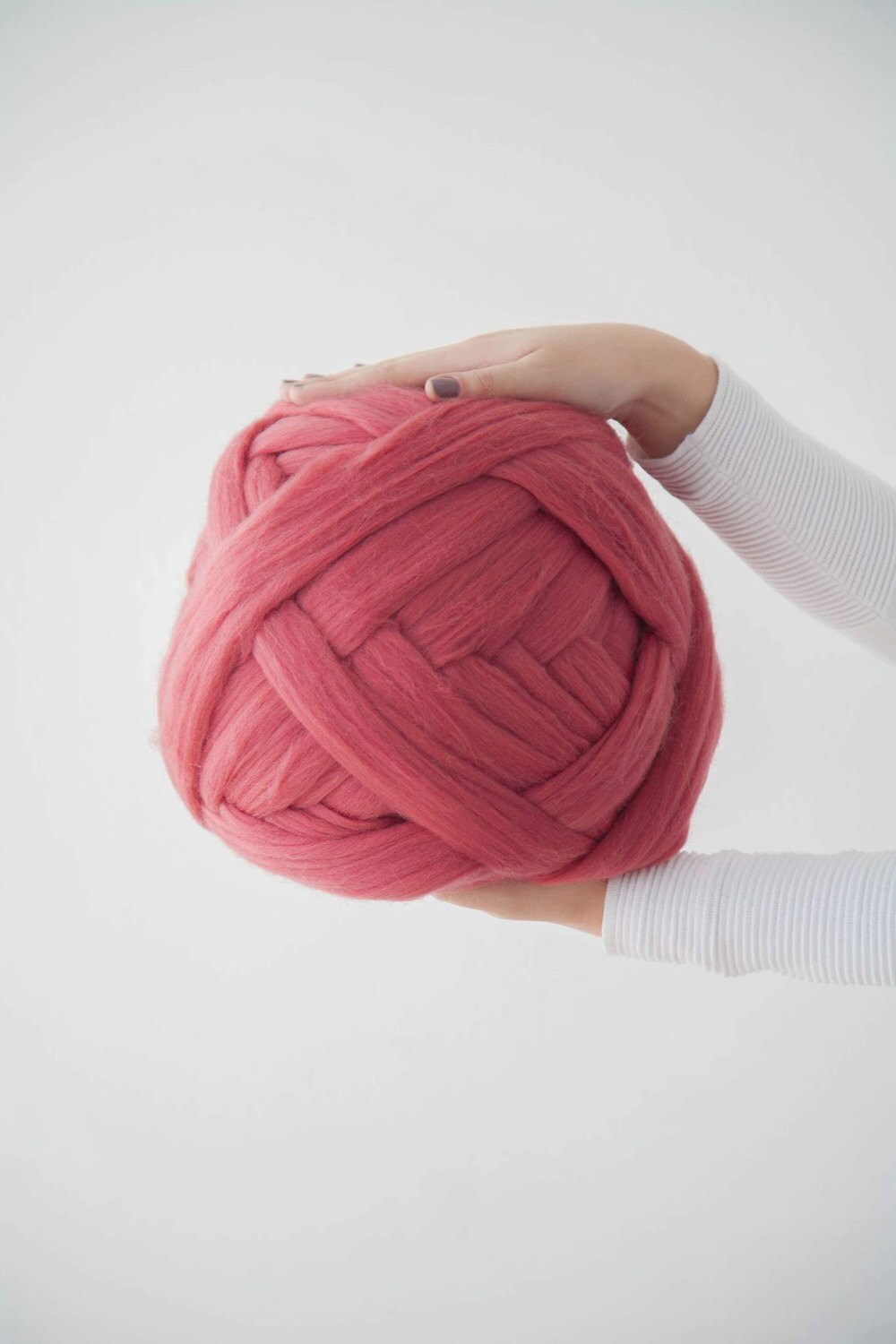 Giant Wool Yarn 23 microns Knitting Merino Wool Chunky | Etsy