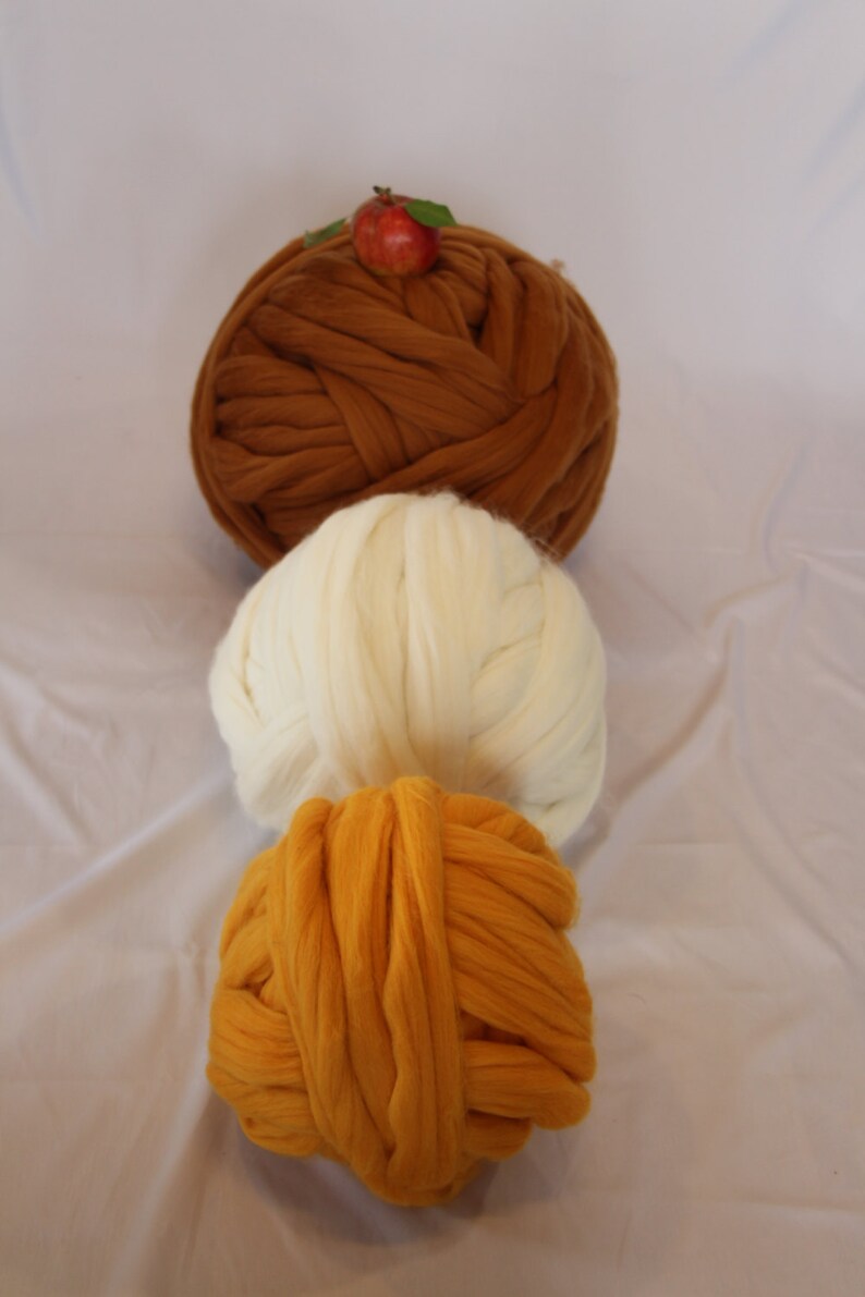 Chunky Knitting Yarn 23 Microns Merino Wool Giant Yarn - Etsy