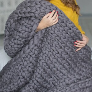 Giant Merino Wool Yarn, Arm Knitting, Chunky Yarn, Mega Bulky Yarn ...