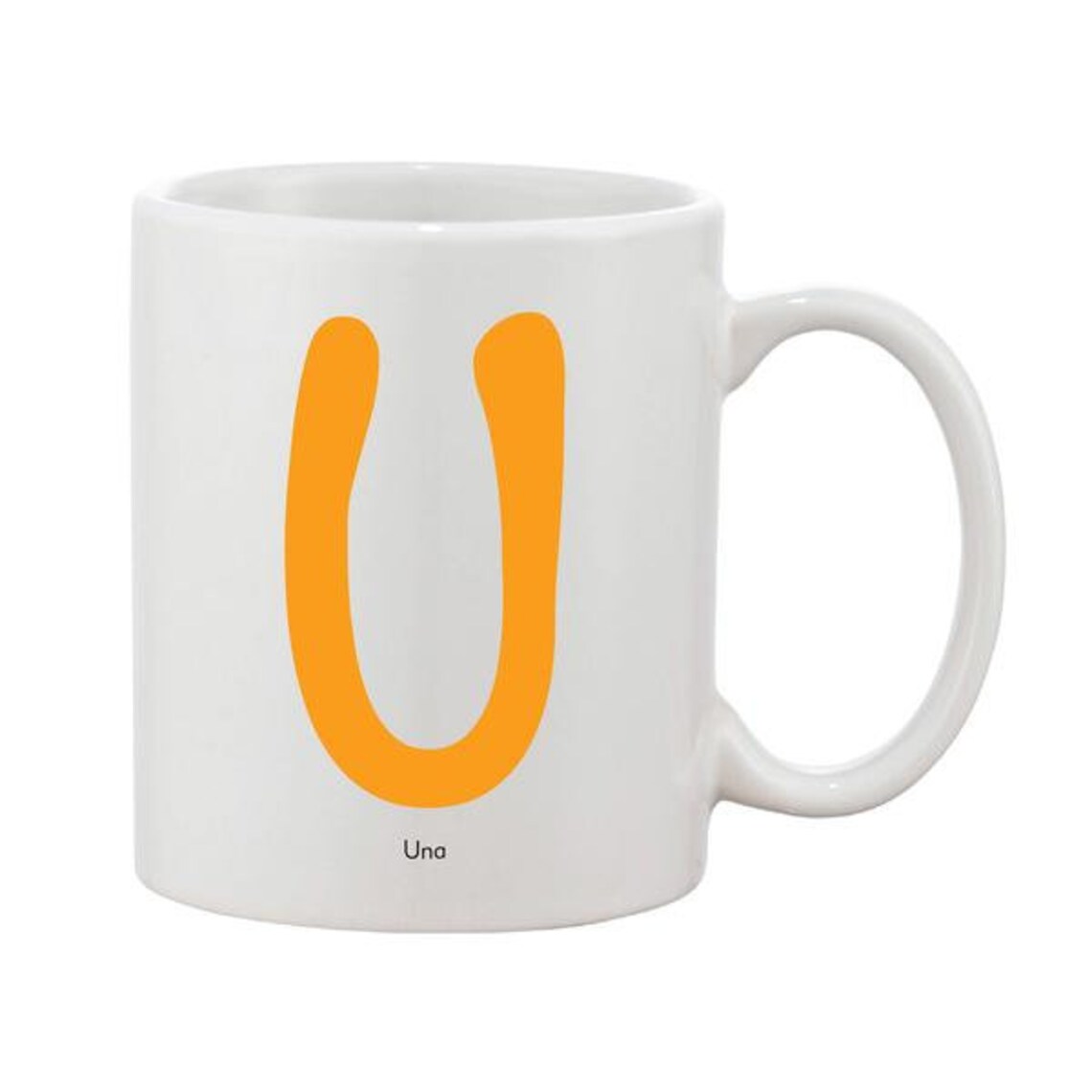 Funky Initial Ceramic Mug Include Your Own Message Pink | Etsy UK