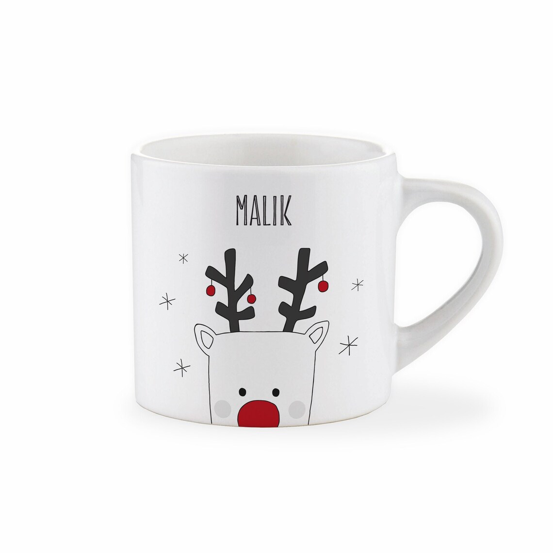 Children's Personalised Reindeer Mug Christmas Festive - Etsy UK