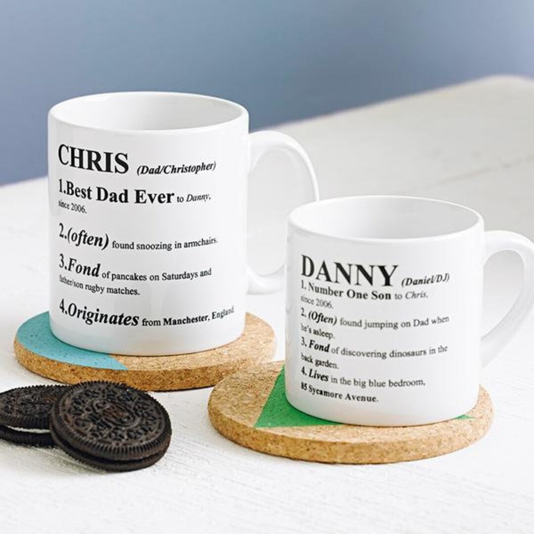 Personalised Definition Mug | Personalise With Name & Message | Cheeky ...