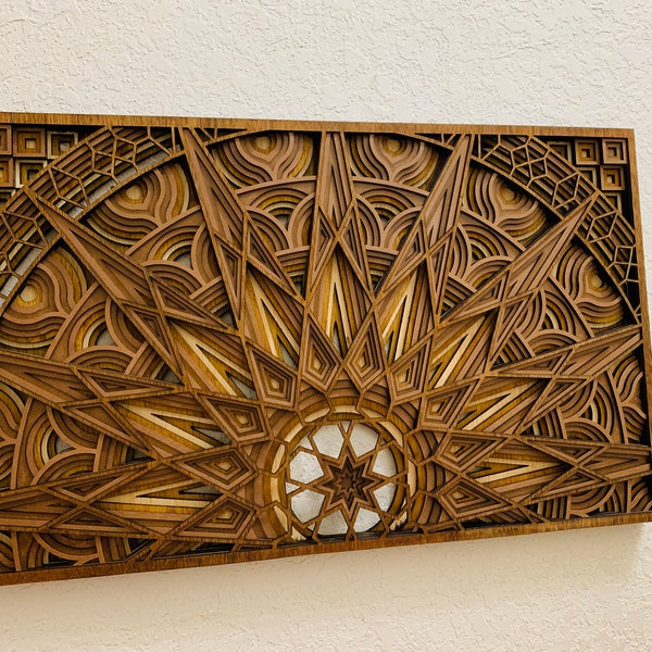 Layered Wood Art - Etsy